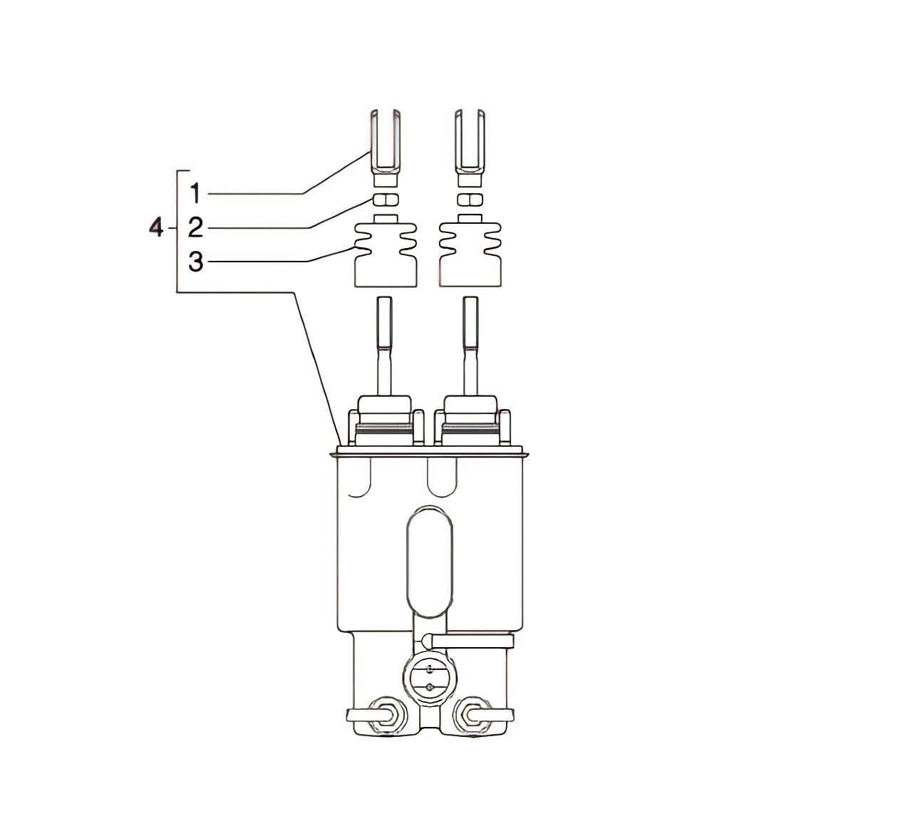 Cilindro Mestre de Freio Original Case/New Holland – Casa das Retros